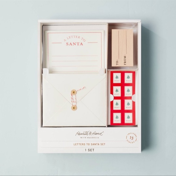 Hearth & Hand | Holiday | Letters To Santa Stationary Set | Poshmark